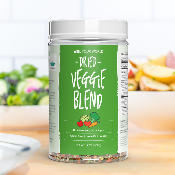 Dried Veggie Blend – Well Your World